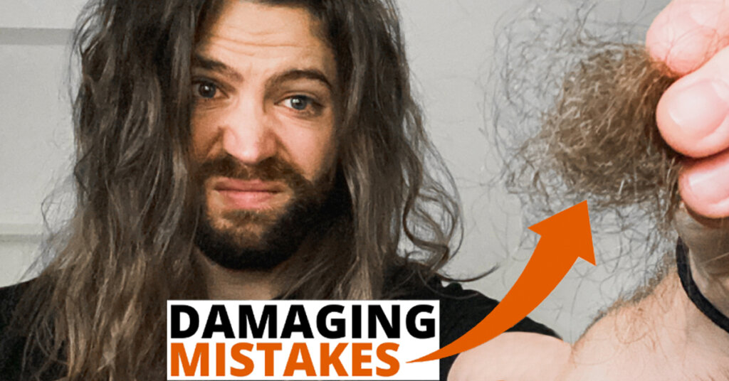 3 Causes of Long Hair Damage